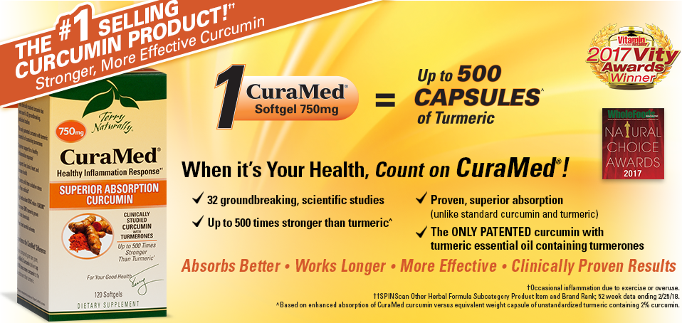 Home of Curamin, with BCM-95 curcumin and BosPure boswellia, CuraMed ...